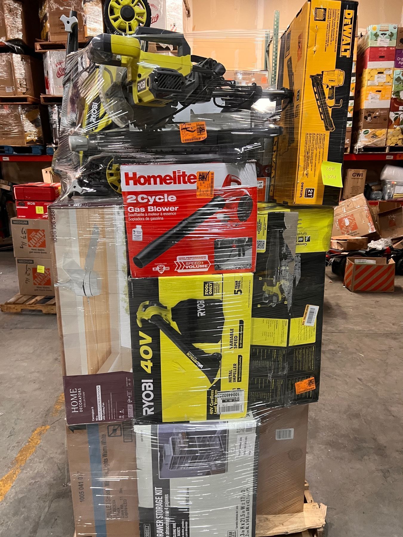 Lote #3051 - Pallet Home Depot