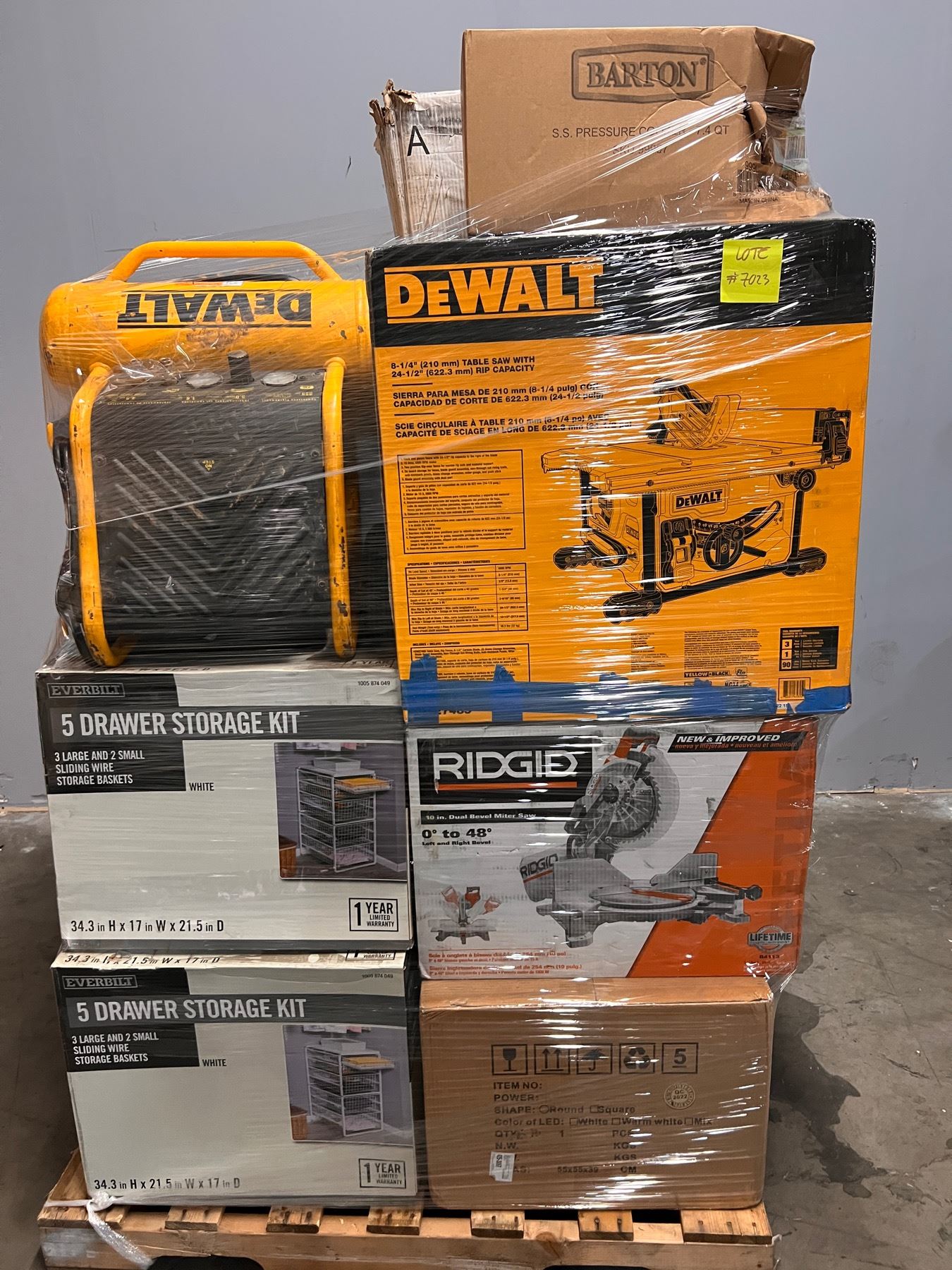 Lote #7023 - Pallet Home Depot