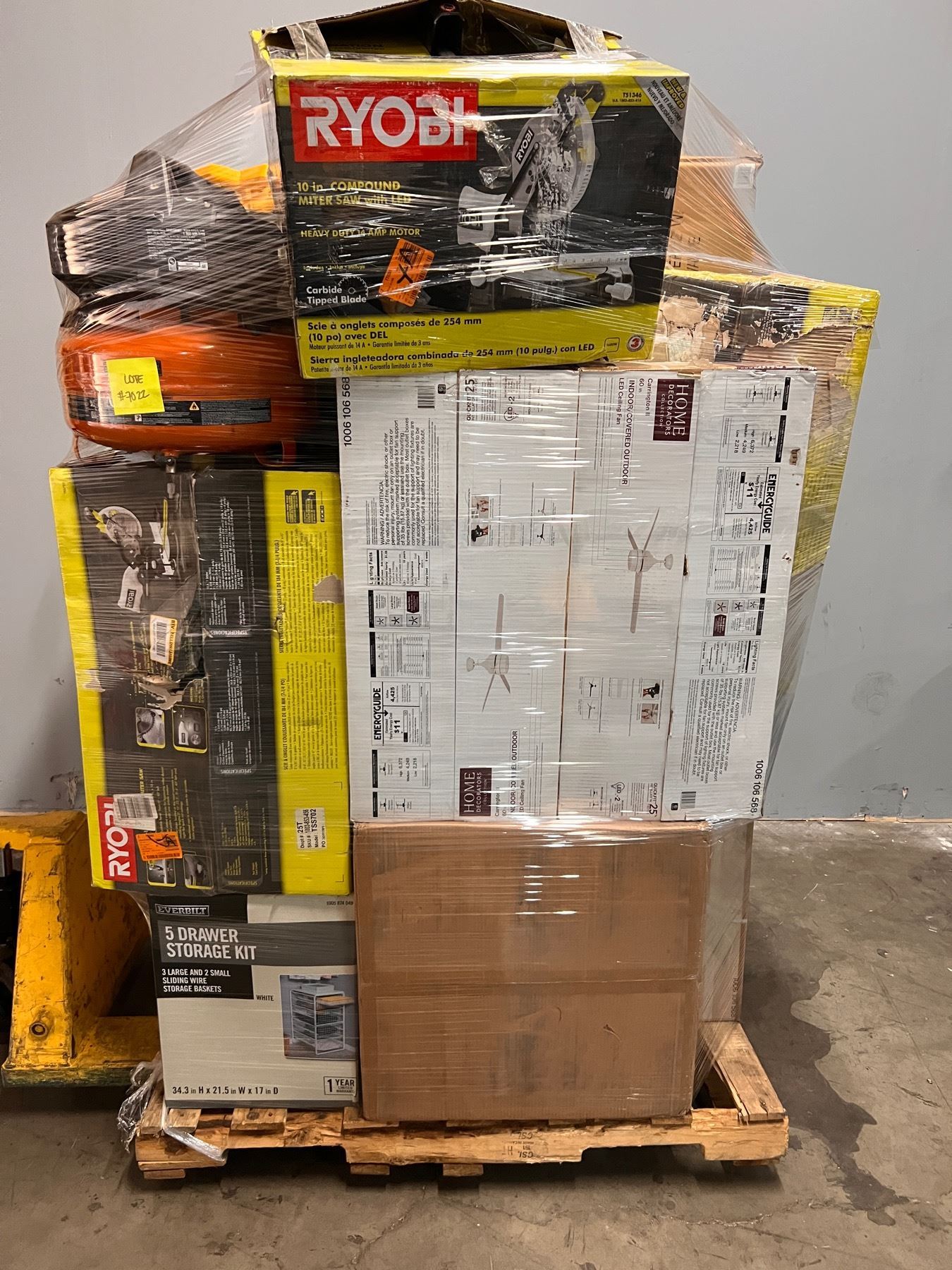 Lote #7022 - Pallet Home Depot