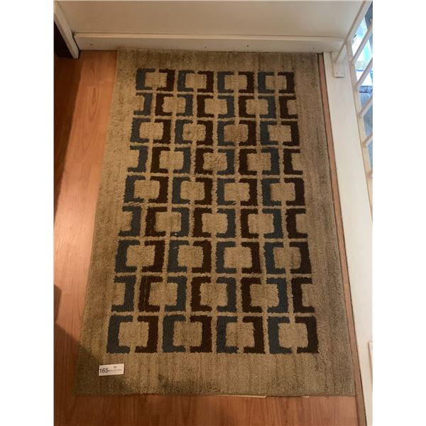 Rectangular Decorative Rug Beck Auctions Inc