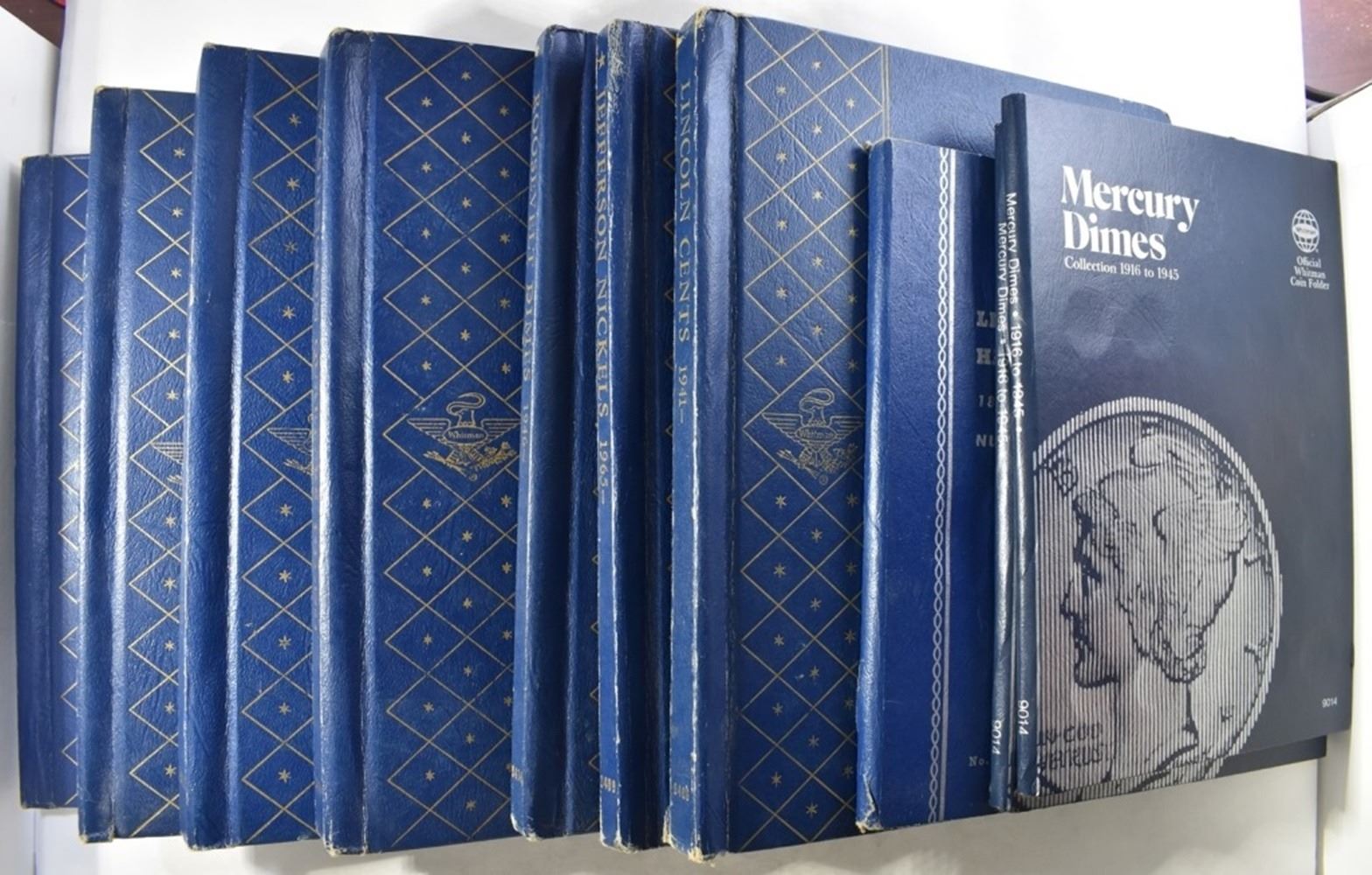 COLLECTORS LOT WHITMAN COIN ALBUMS/FOLDERS