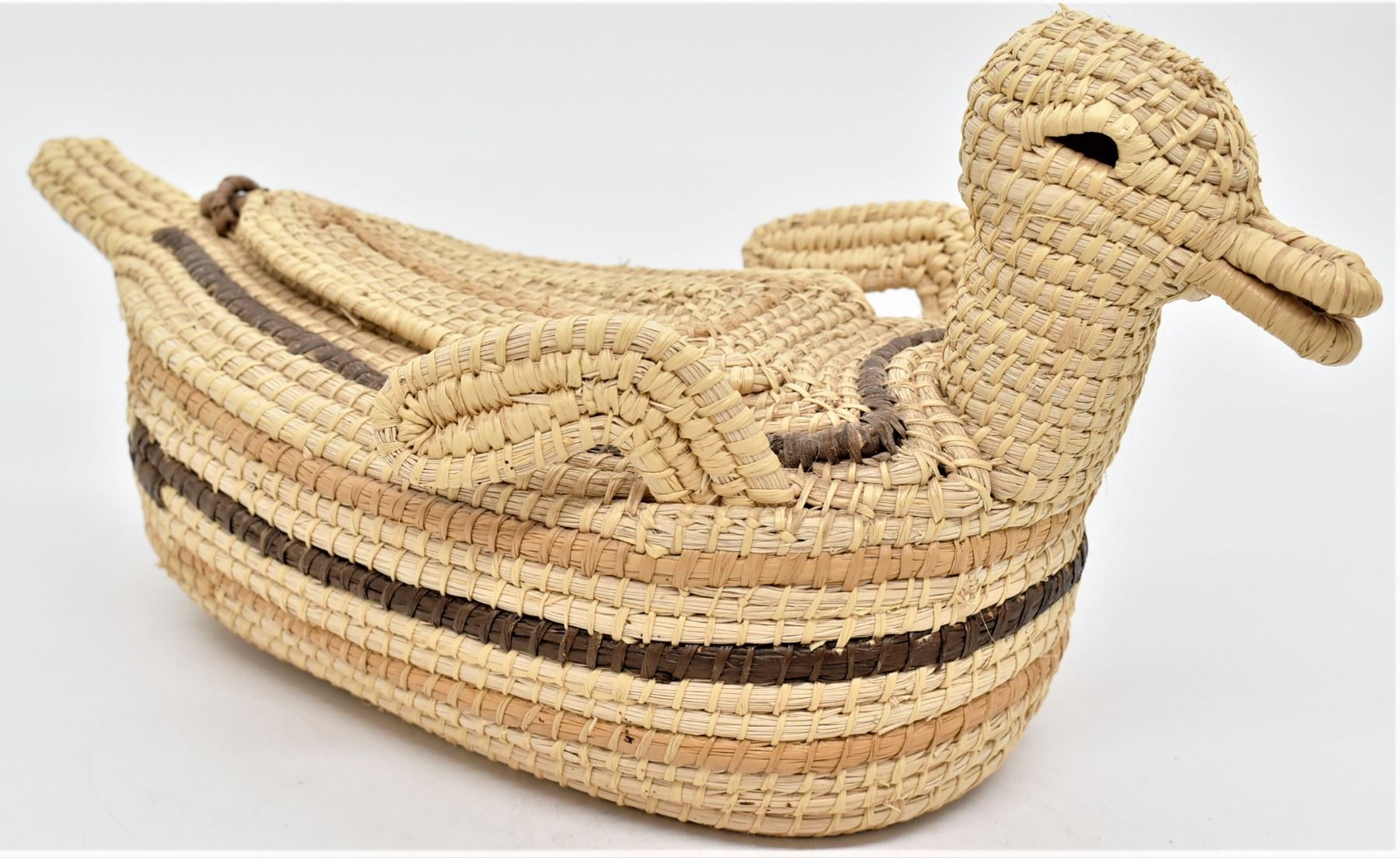 Wounaan Embera Indian Hand Woven Bird Basket
