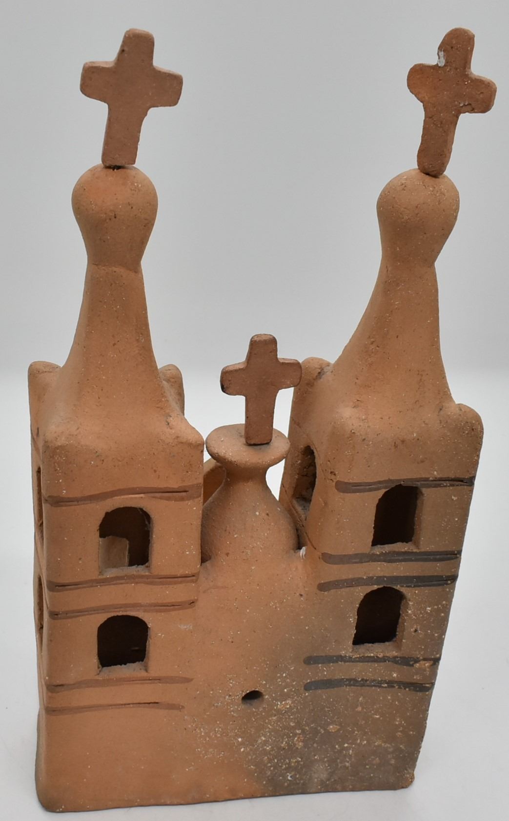 Mexican Terra Cotta Pottery Mission Church