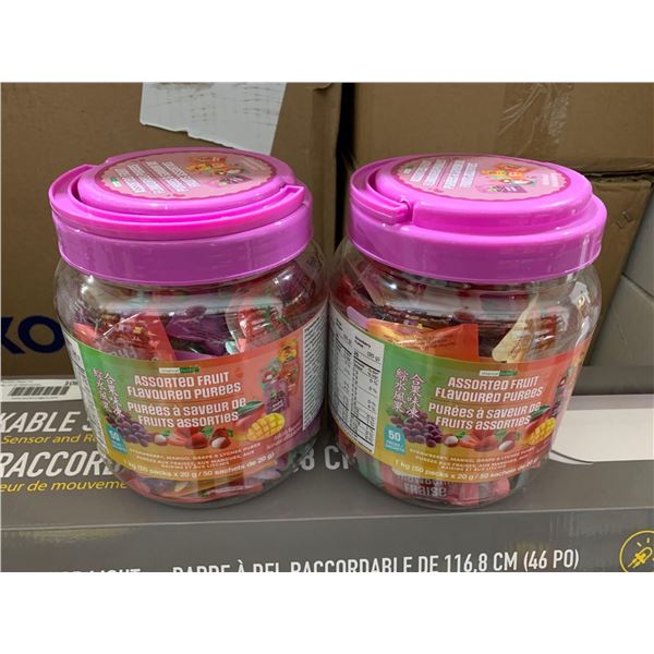 Tropical Fields Assorted Fruit Flavored Purees 50 X 20g