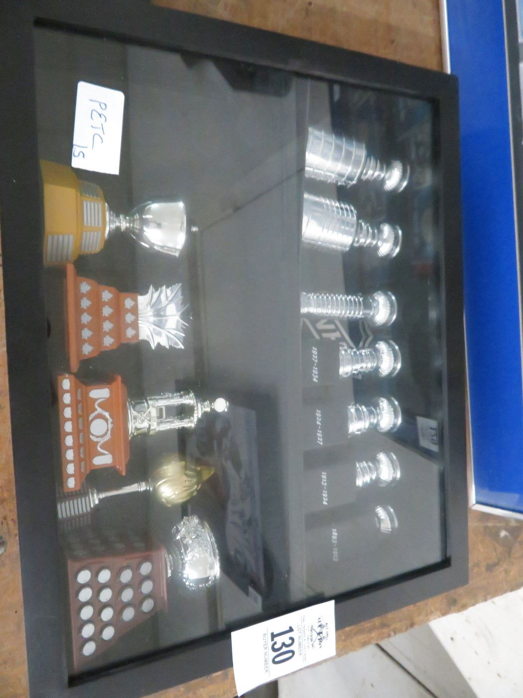 Shadow Box w/Stanley Cup Figurines