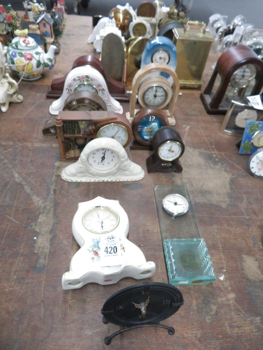 12-Asst. Table Clocks - 12 X