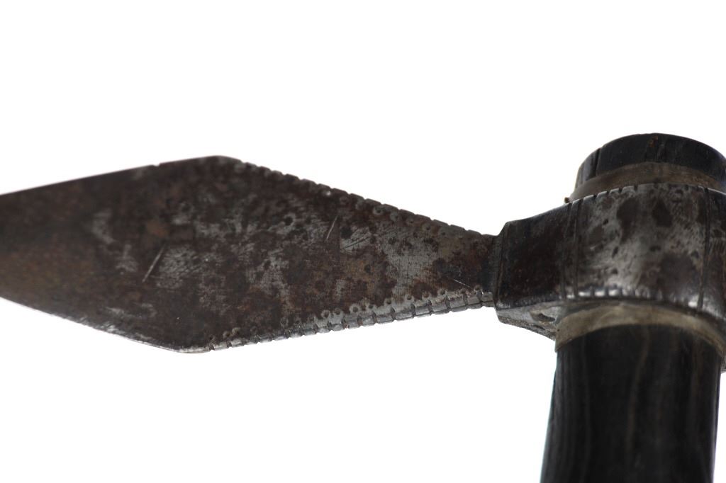 C. 1840 Potawatomi Spontoon Pipe Tomahawk