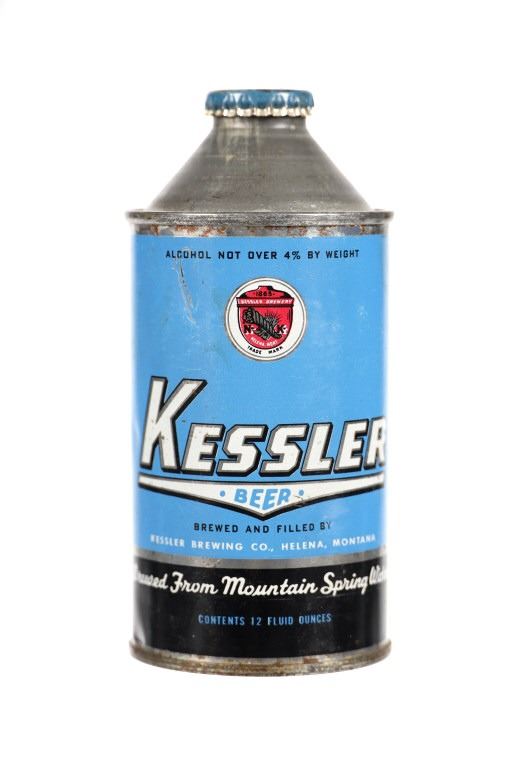 1950s Kessler Beer Cone Top Can Helena, Montana