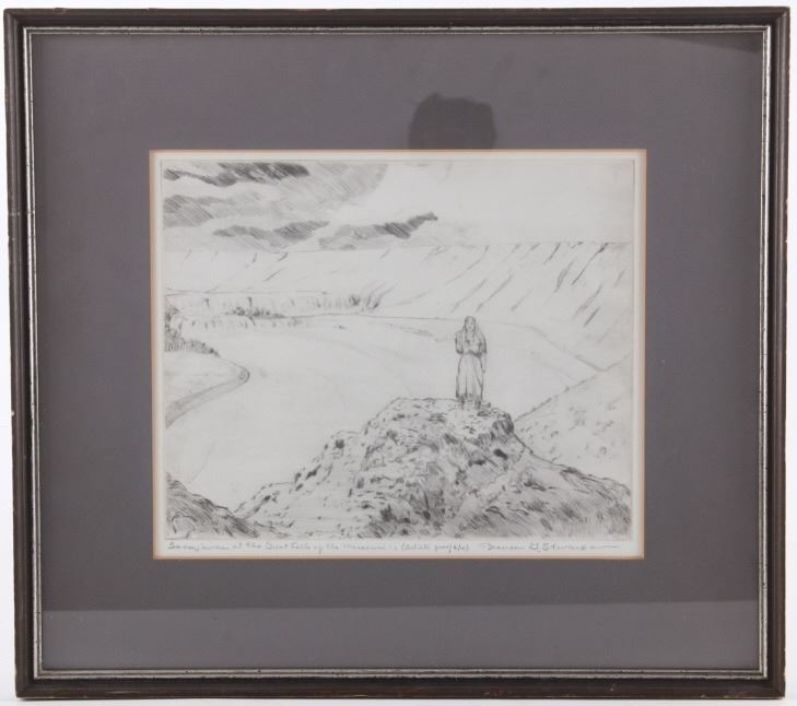 Branson Stevenson 1901-1989 Sacajawea Artist Proof