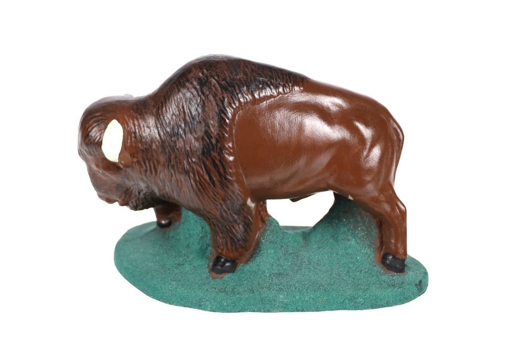 Vintage Ceramic Bison Sculpture Made By Kim Armon
