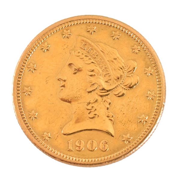 1906 10 Gold Coin 1906 10 Gold Coin