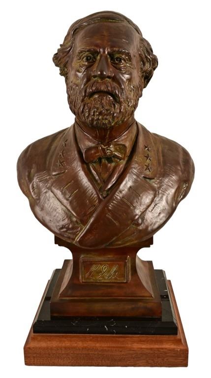 Robert E. Lee Bronze Bust by Bruce Brady