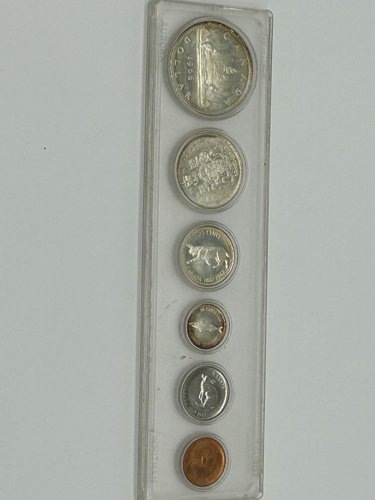 1966 1967 SILVER COIN SET