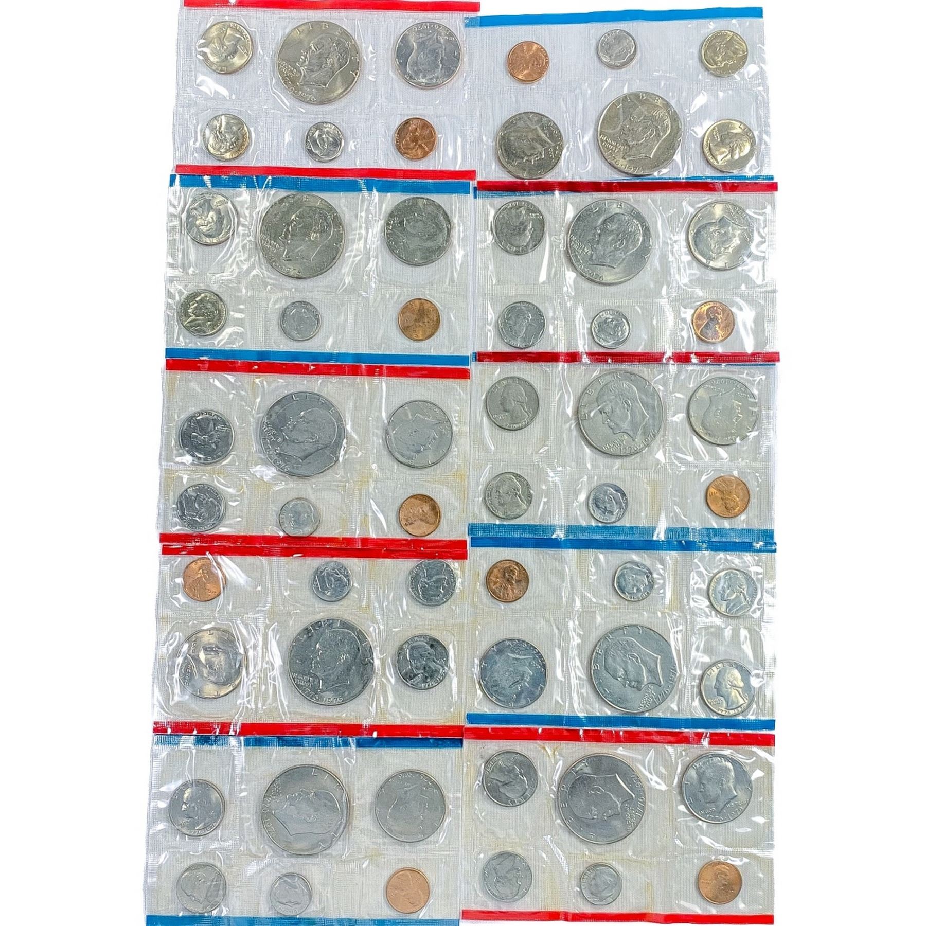 1975 US Silver Coin Set (30 Coins) UNC