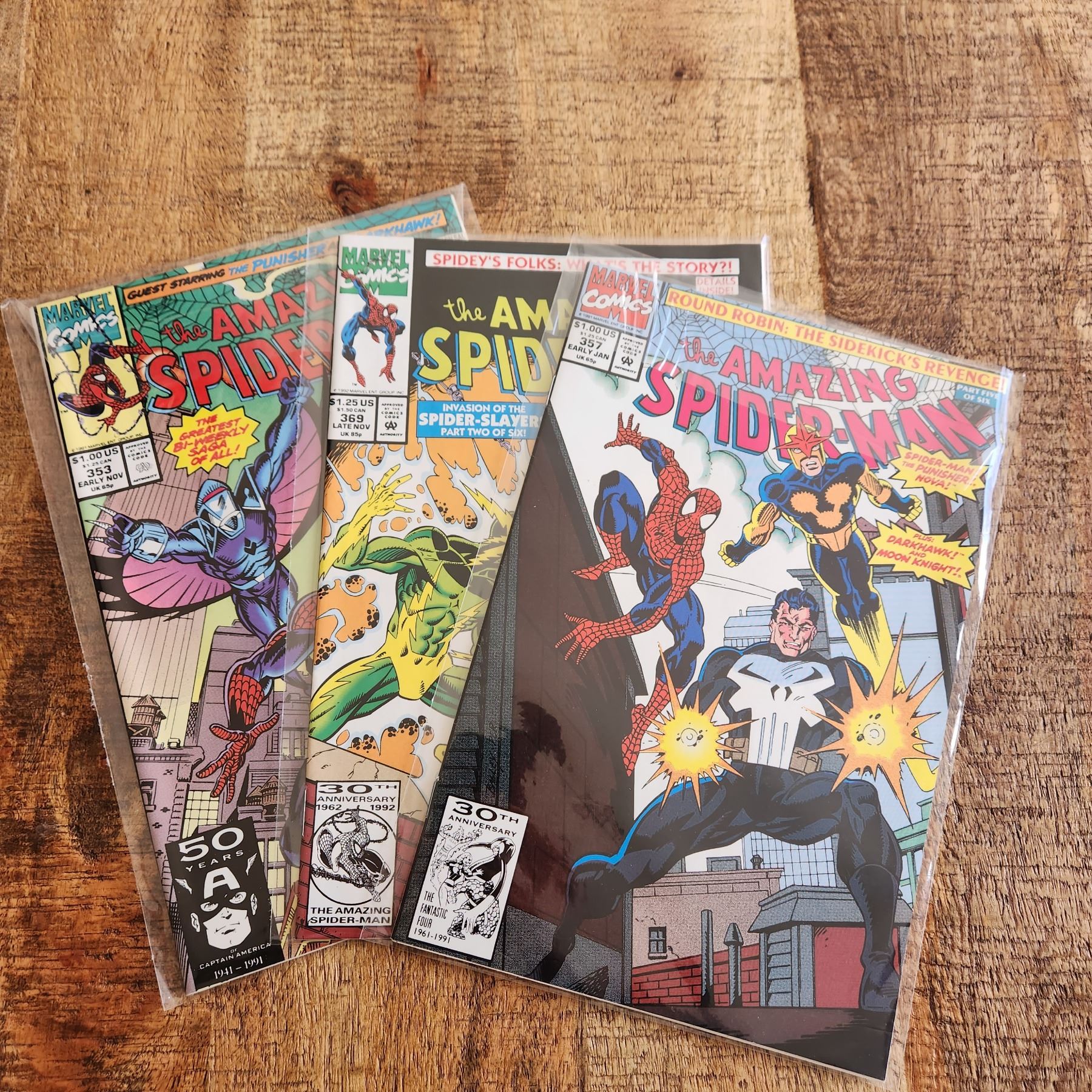 Amazing Spiderman 353 357 369