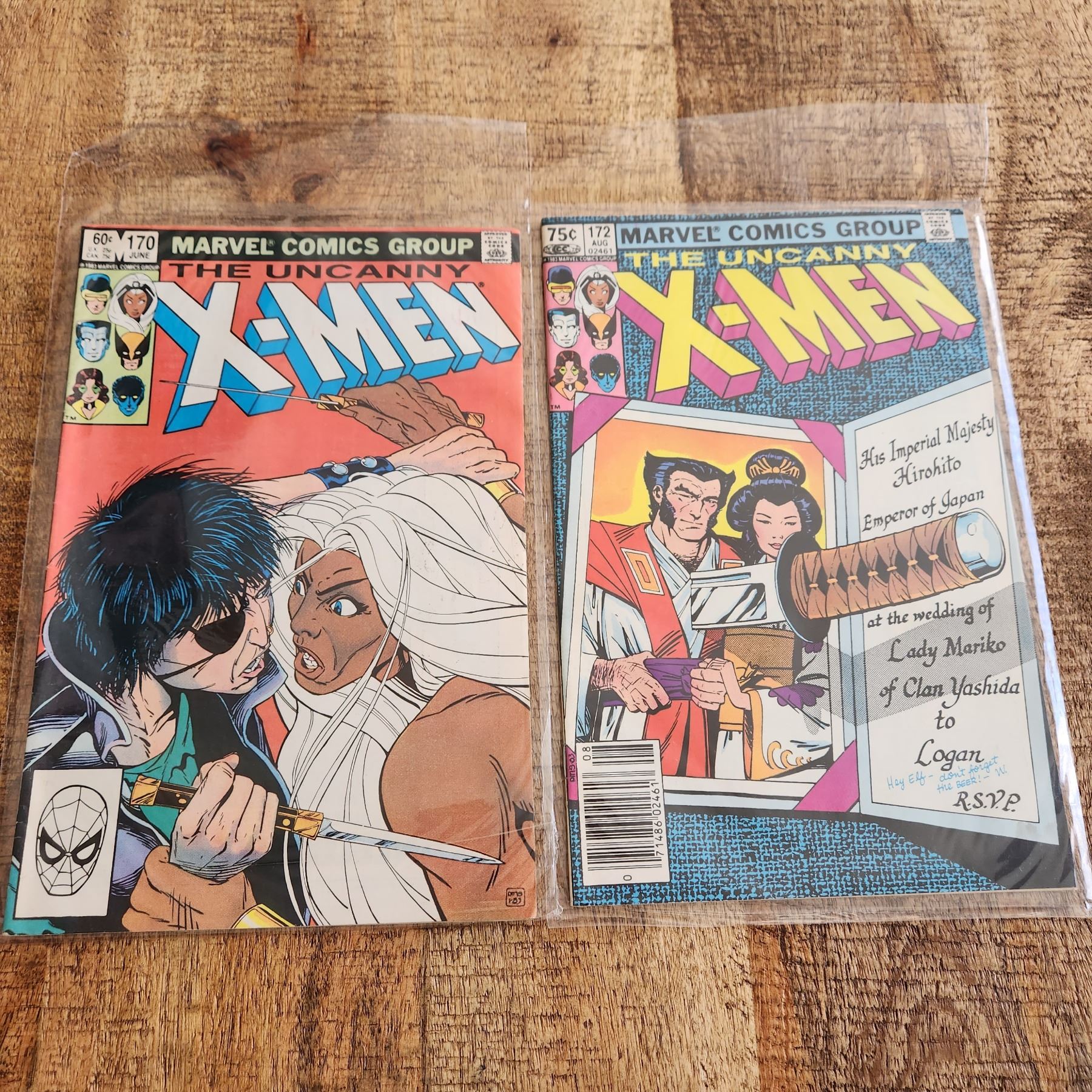 Uncanny X-Men 170 172