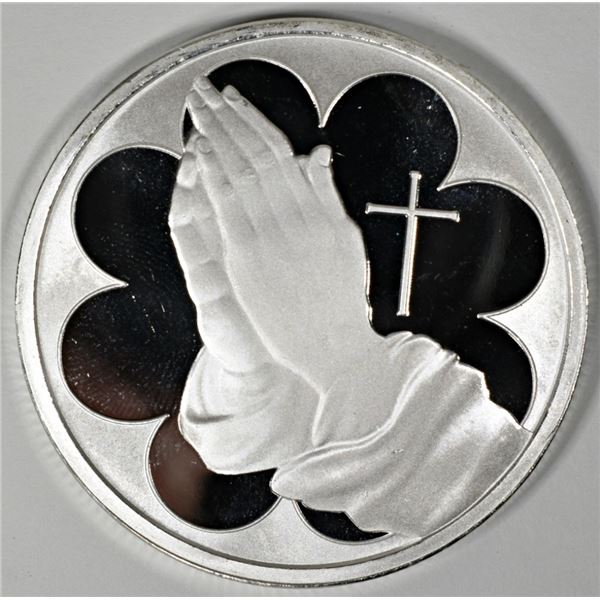 PRAYING HANDS .999 SILVER 1 OZ ROUNDS PRAYING HANDS .999 SILVER 1 OZ ROUNDS