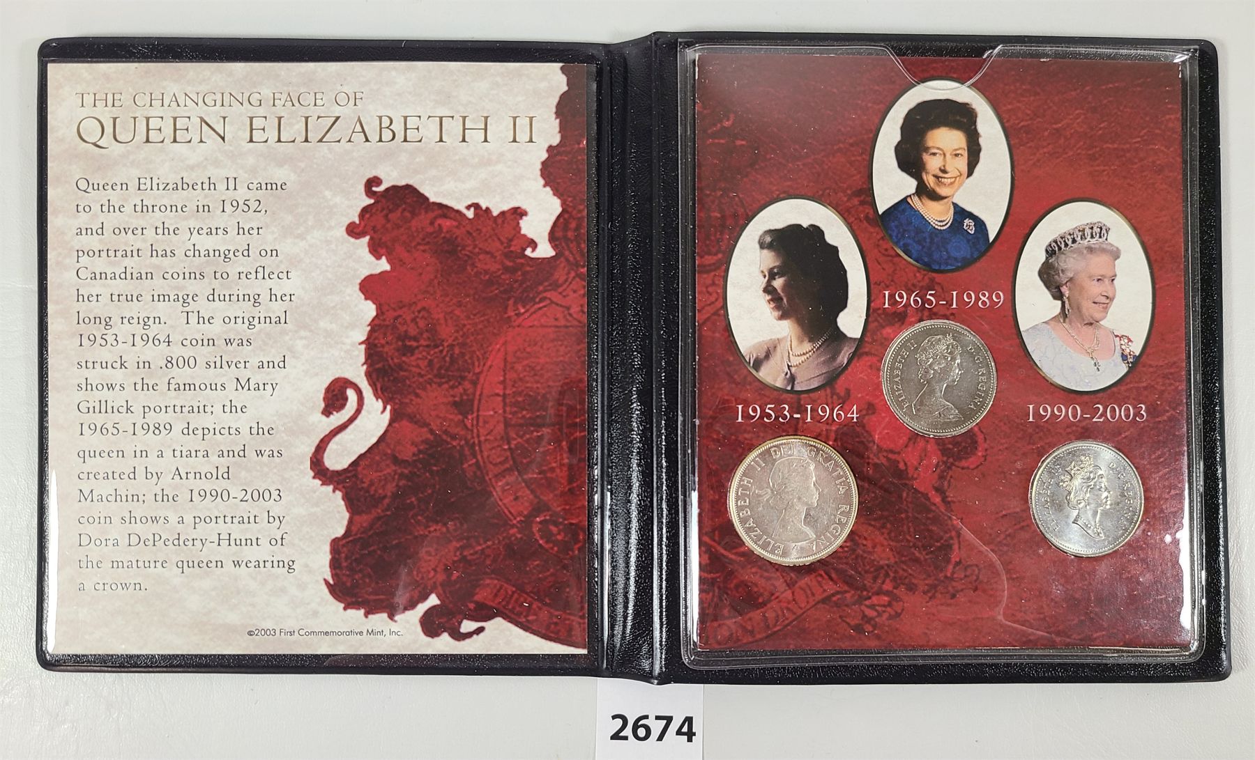 'THE CHANGING FACES OF QUEEN ELIZABETH' COIN SET