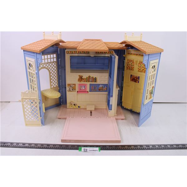 Foldable Barbie Playhouse Bodnarus Auctioneering