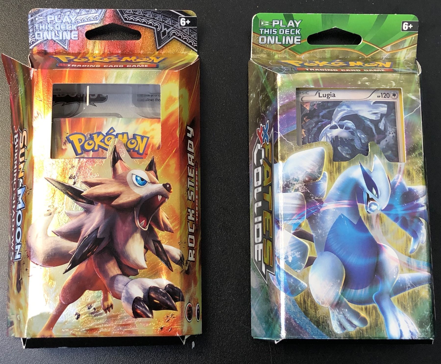 Group of 2 Pokémon Theme Decks - includes XY Fates Collide Lugia Sky ...