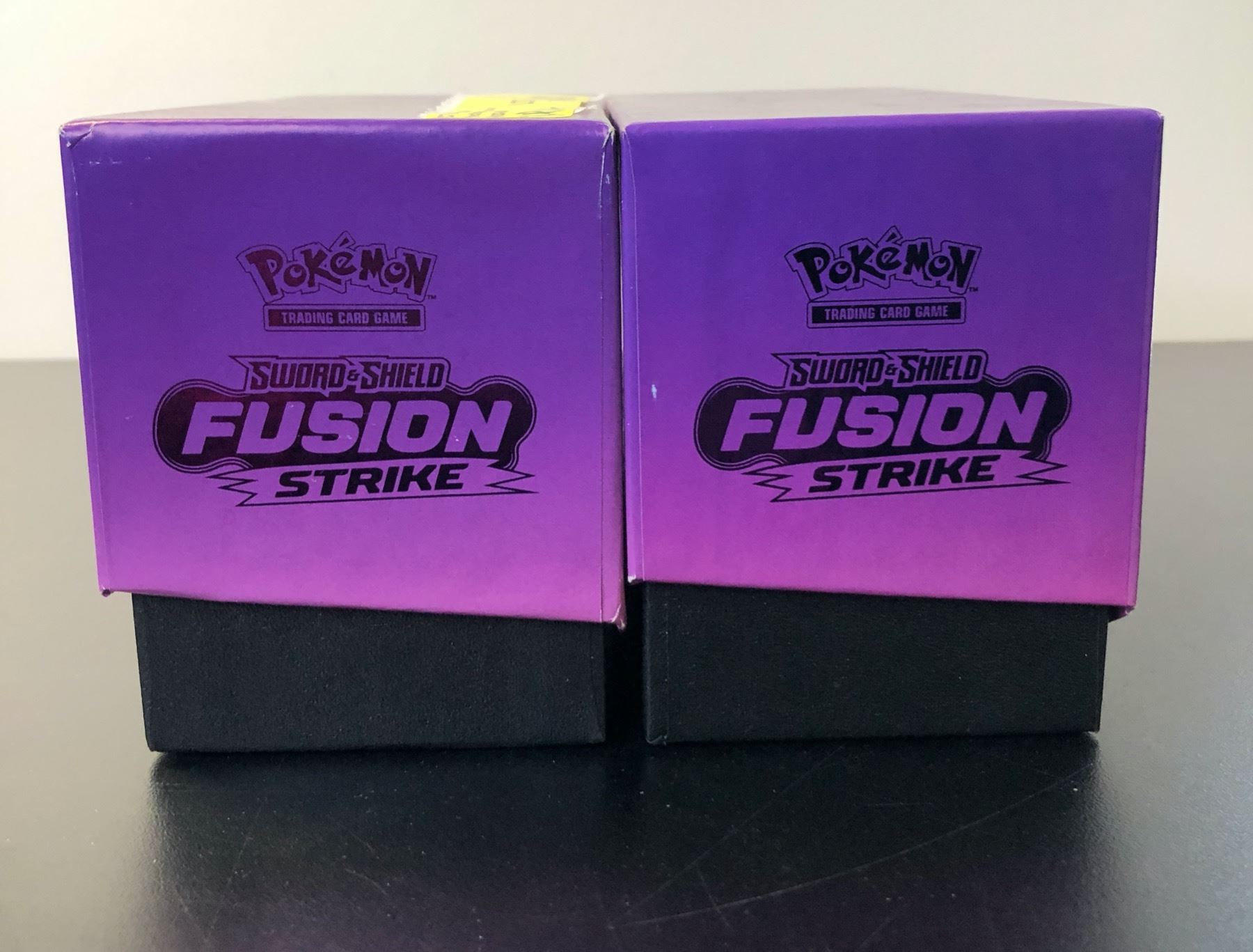 Group of 2 Pokémon Sword & Shield Fusion Strike Mystery/Re-Pack boxes w ...