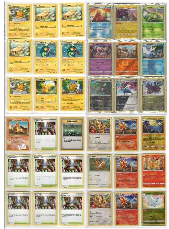 Approx 174 Pokémon Collectable Cards Set - Includes Dedenne, Pikachu ...
