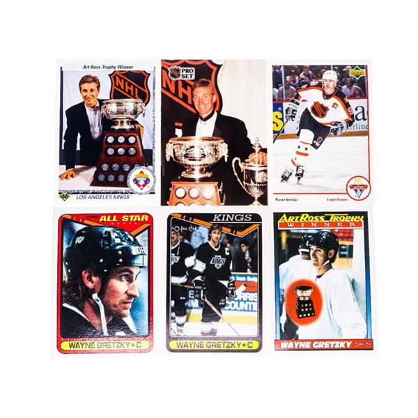 Group of 6 Wayne Gretzky Vintage Cards