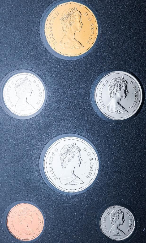 RCM 1988 Specimen Coin Set Blue Case