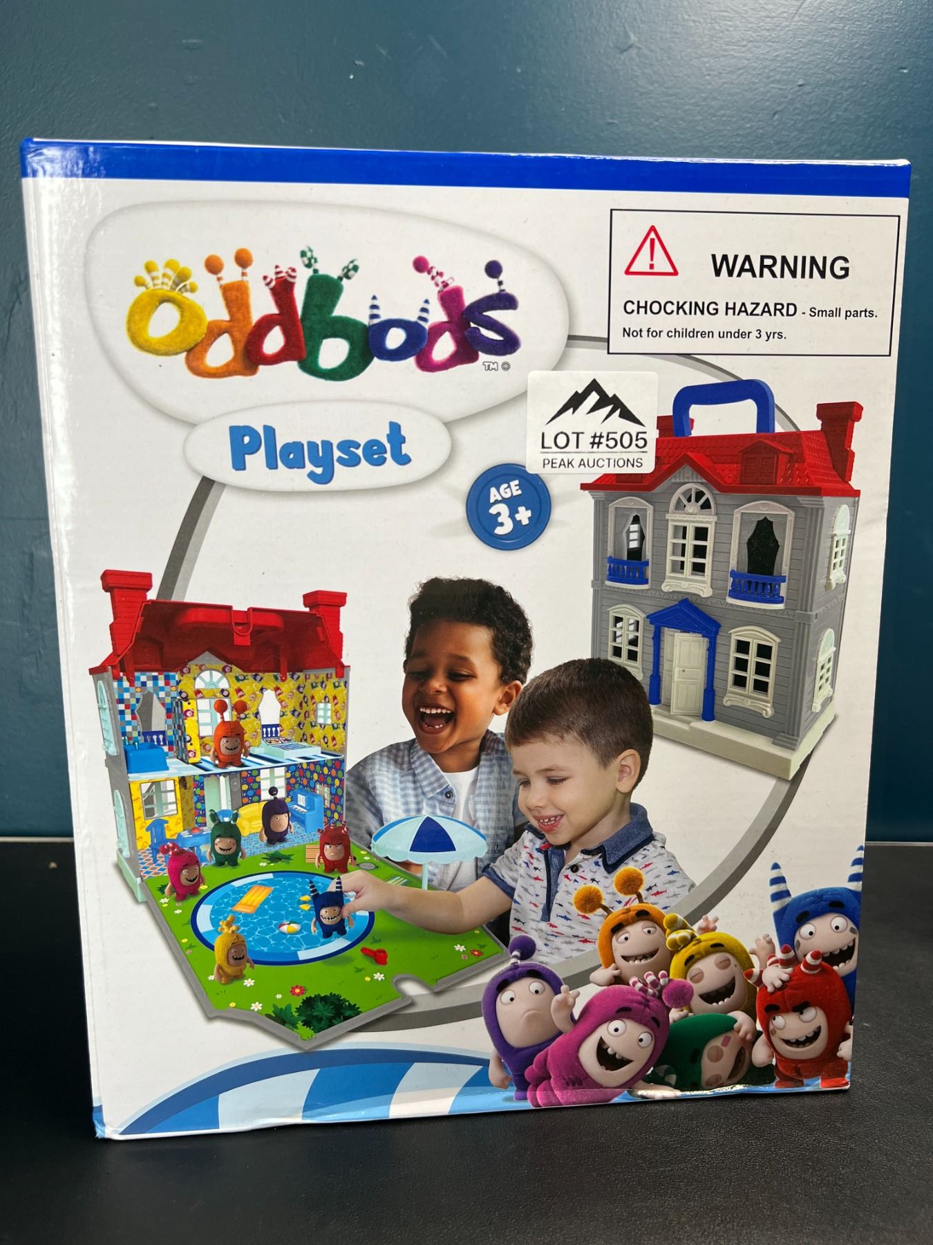 Lot of 1 Oddbods Playset Toy Playhouse w/ 7 Oddbods Figurines