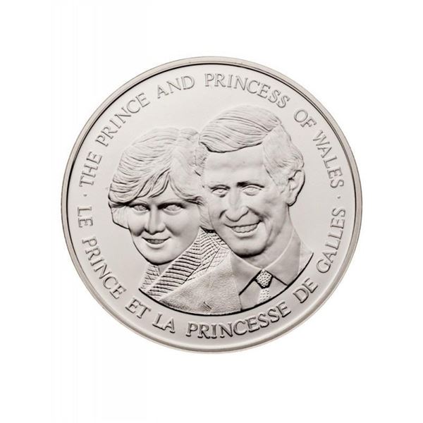 The Prince and Princess of Wales Commemorative Silver Medallion ...