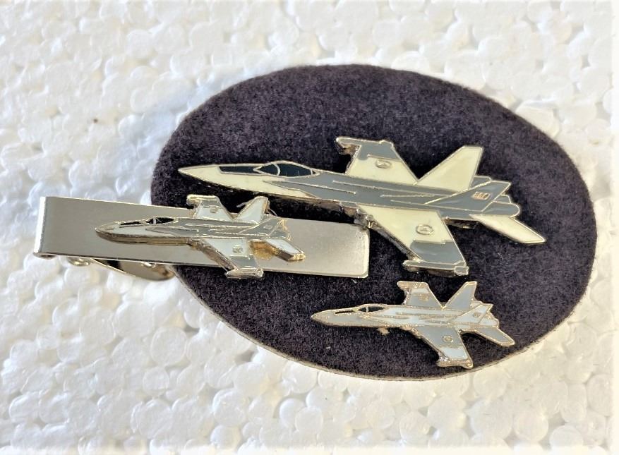 Fighter Jet Pins and Tie Clip
