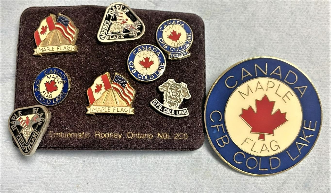 Collection of Maple Flag Pins