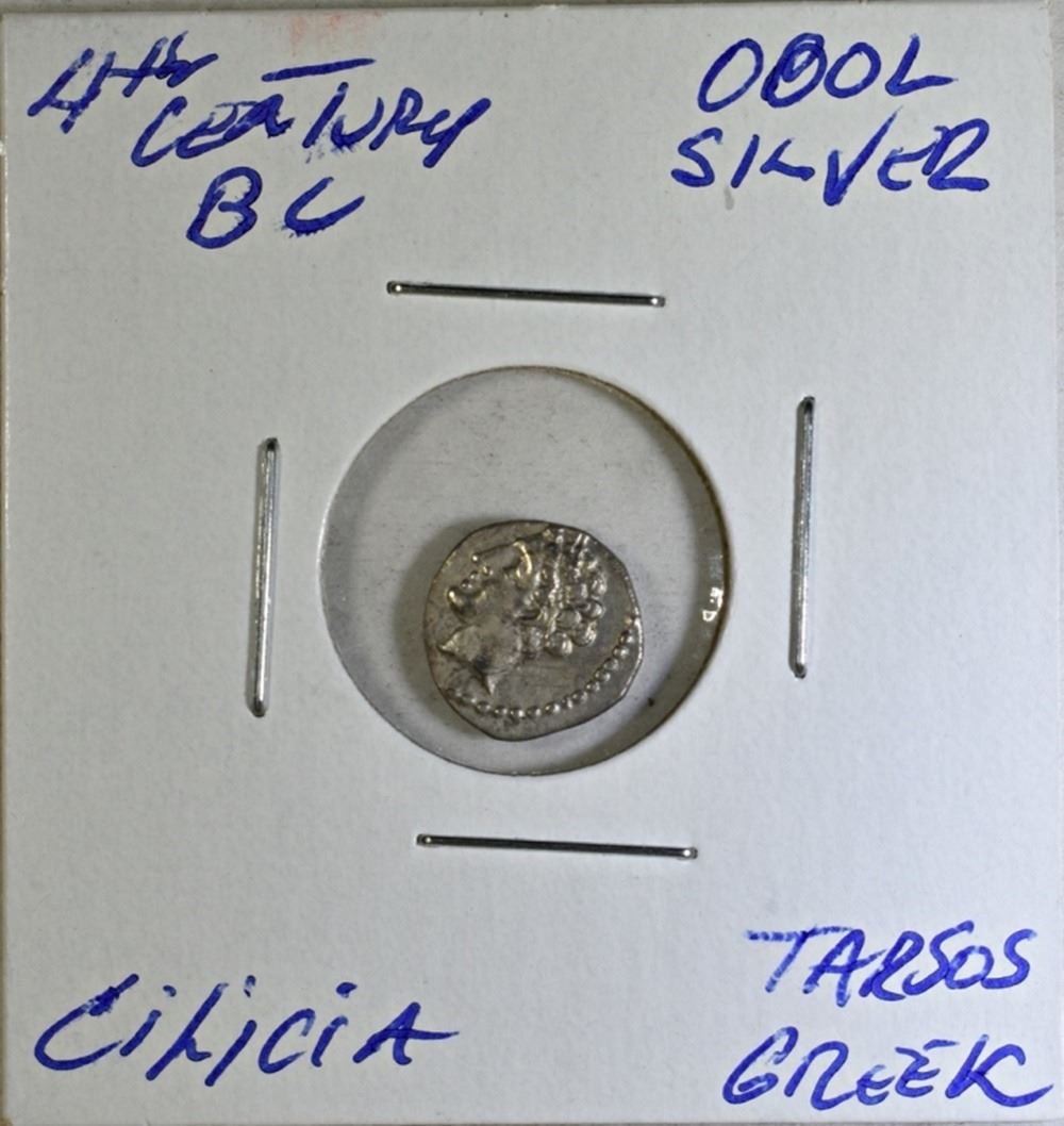 4TH CENTURY BC SILVER OBOL