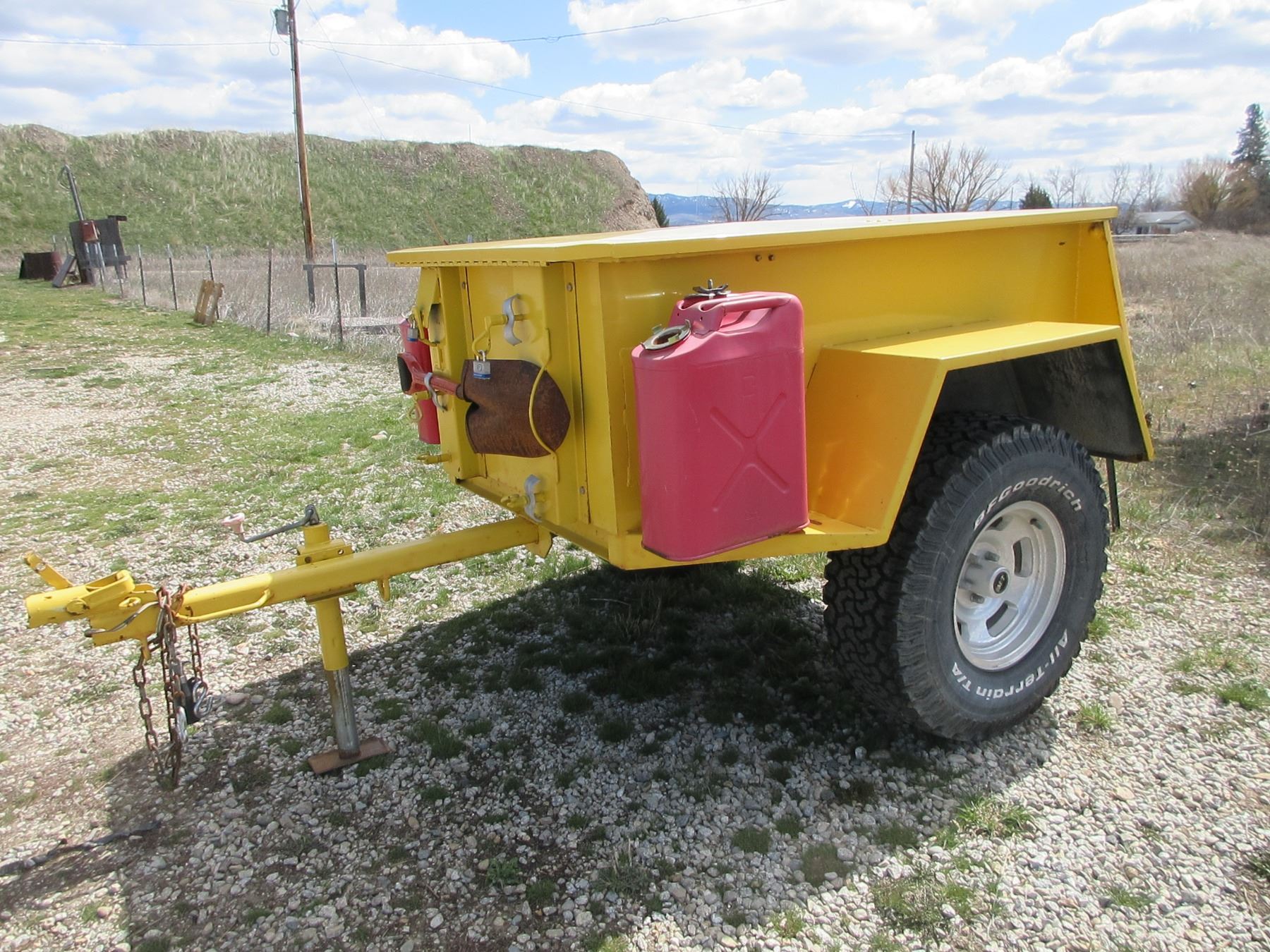 Helder Pack Mule Trailer- 32-11.50-75- All Terrain Tires- Mickey ...