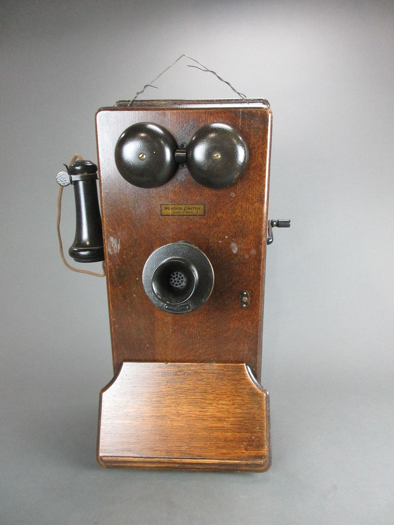 Western Electric Crank Wall Telephone With Guts- 20"X 9"