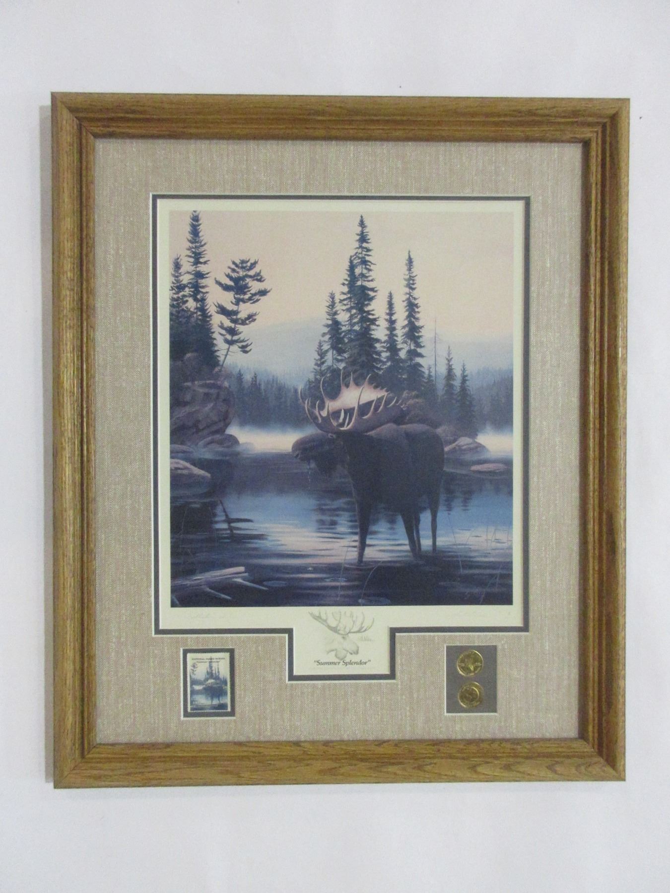 "Summer Splendor" Limited Edition Print By Leo Stans 1991- 25" X 21"