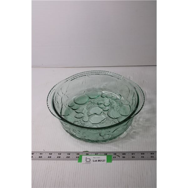 Large Glass Dish Bodnarus Auctioneering