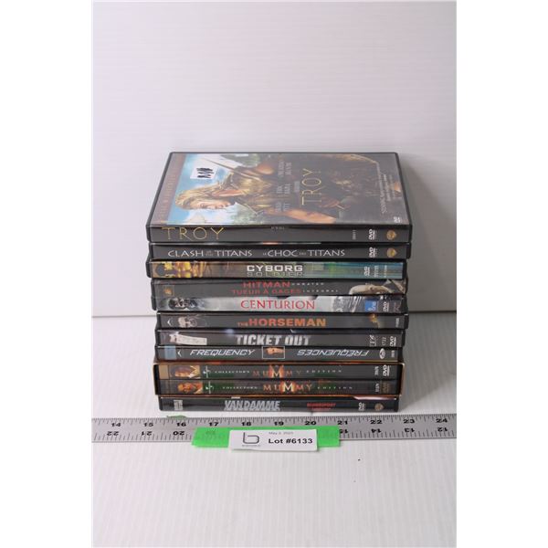 10 Assorted Dvds Action Bodnarus Auctioneering