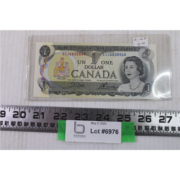 1973 Canadian 1 Dollar Bill Bodnarus Auctioneering 1973-canadian-1-dollar-bill-bodnarus-auctioneering