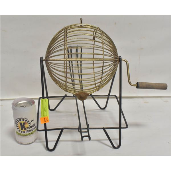 VINTAGE BINGO BALL CAGE vintage-bingo-ball-cage