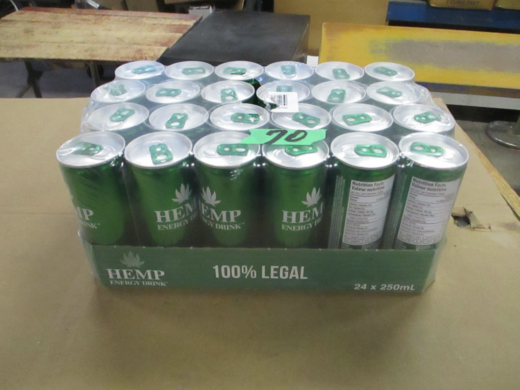 ORIGINAL HEMP ENERGY DRINK (24 CANS) - CASE