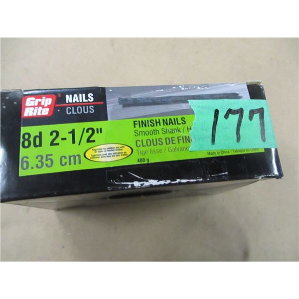 2 1/2" FINISHING NAILS (400G) - BOX