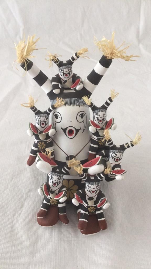 HOPI KOSHARE CLOWN FIGURINE TONY DALLAS 5.5" x 8"