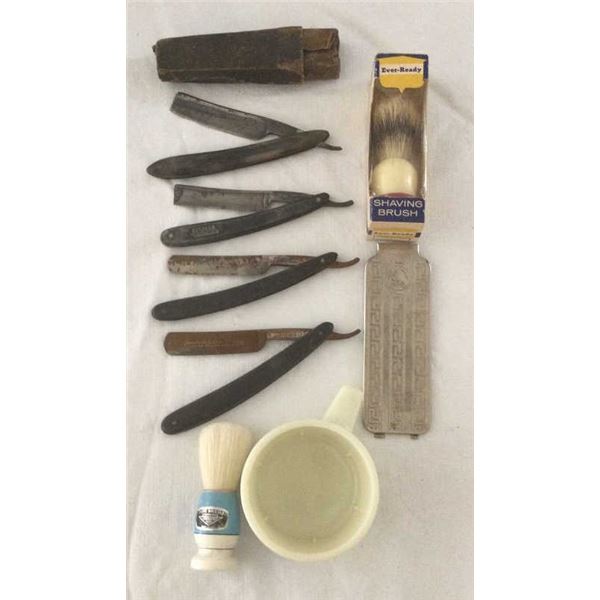 VINTAGE RAZORS LOT JOHN BRADSHAW, BISMARK RAZORWORKS, ATKINSON ...