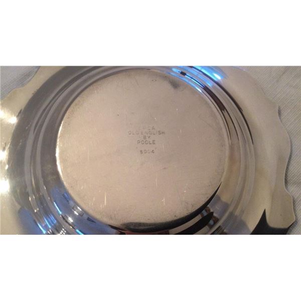 SILVER BOWLS 7.25" No Markings 6.5" EPCA Old English by Poole