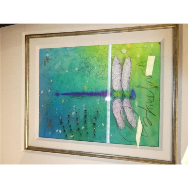 Framed Limited Edition Print- Dragon Fly Framed Limited Edition Print- Dragon Fly