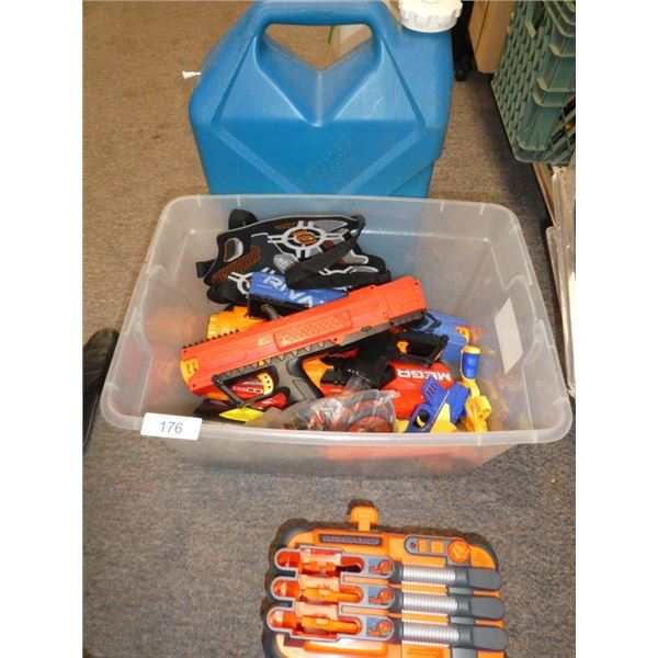 water jug, toys