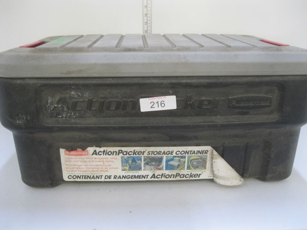 Rubbermaid Action Packer storage container