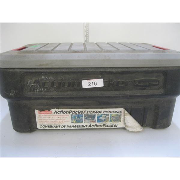 Rubbermaid Action Packer storage container