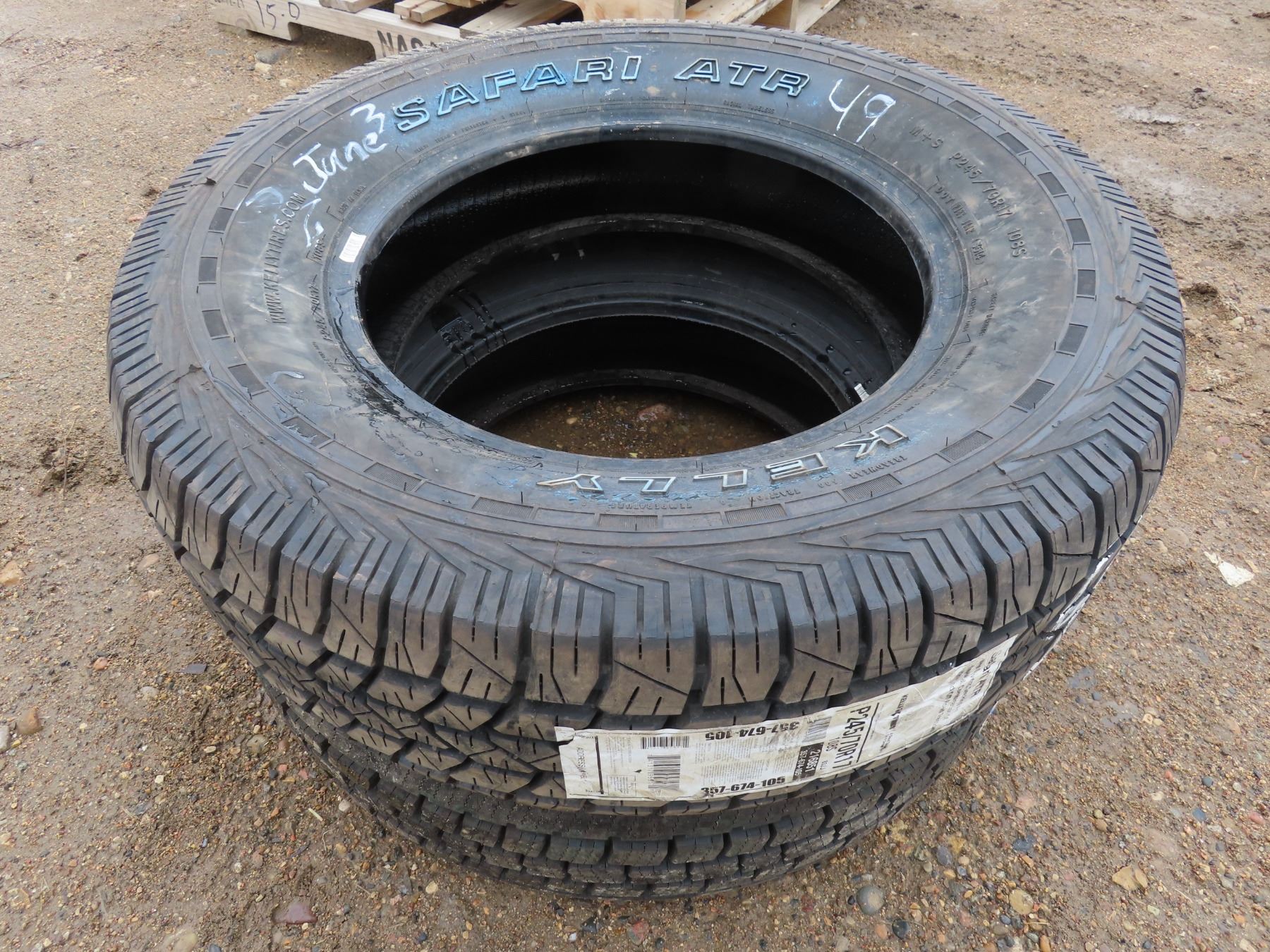 2 Safari ATR tires - P245/70R17 - Schmalz Auctions